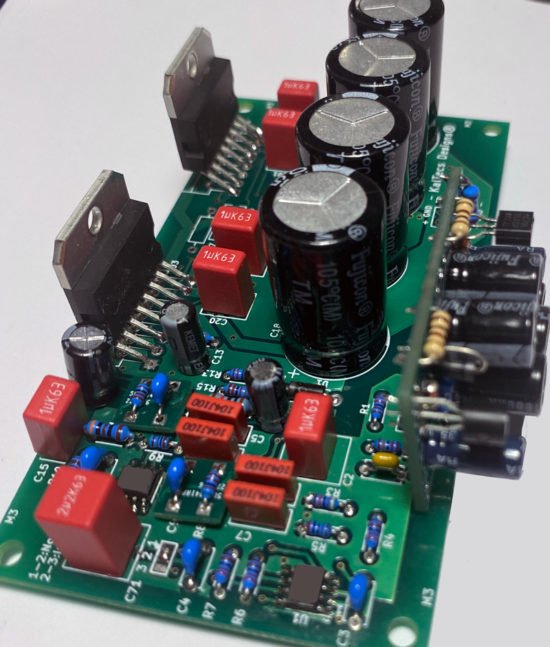 Ultra Low distortion composite audiophile amplifier kits